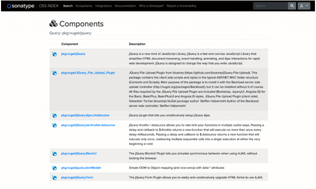 How to use Sonatype OSS Index to identify open source security vulnerabilities